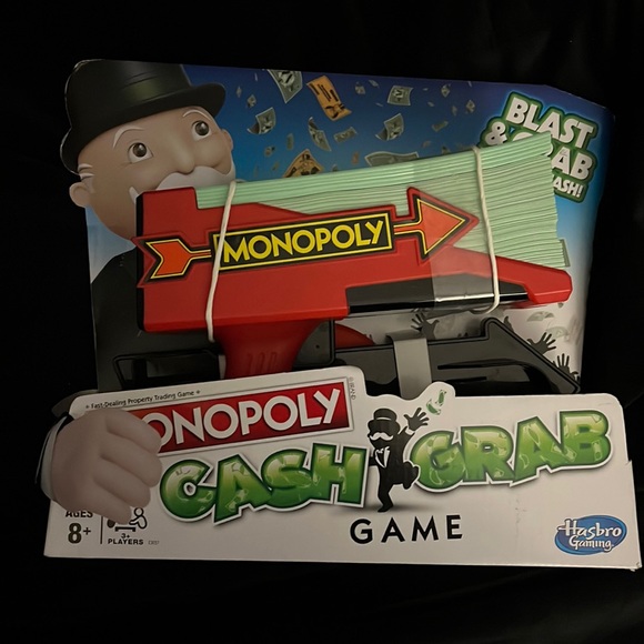 Hasbro | Toys | Monopoly Cash Grab Game | Poshmark